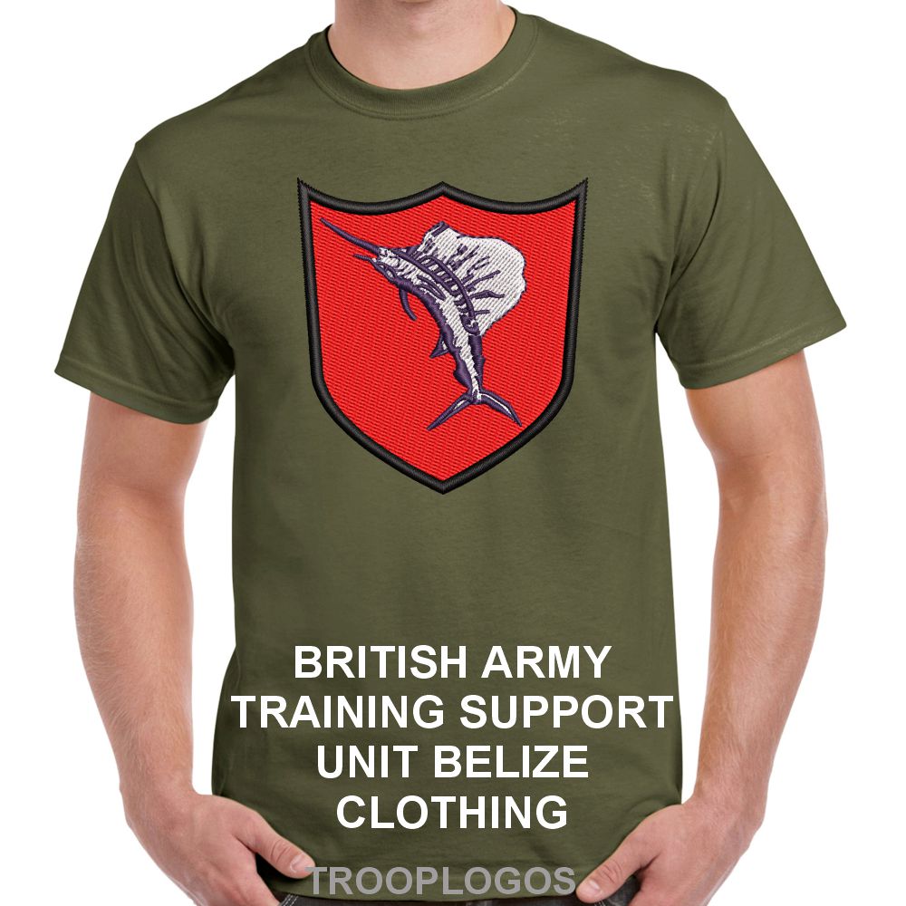 British Army Training Support Unit Belize – Troop Logos