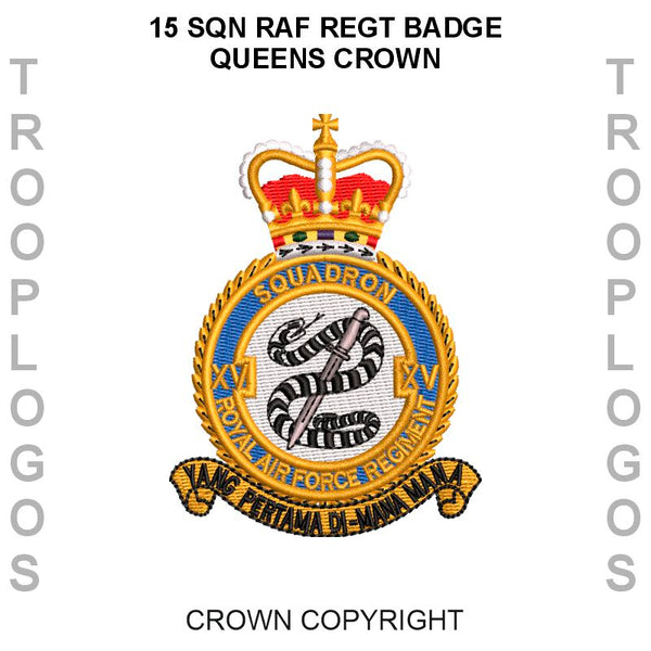 15 Sqn RAF Regiment Polo Shirt – Troop Logos