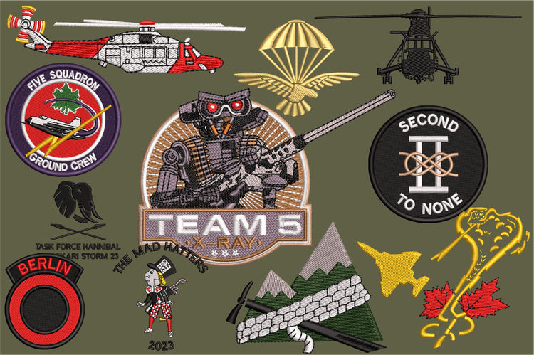 RAF Regiment – Troop Logos
