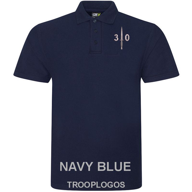 30 Cdo Royal Marines Polo Shirt – Troop Logos
