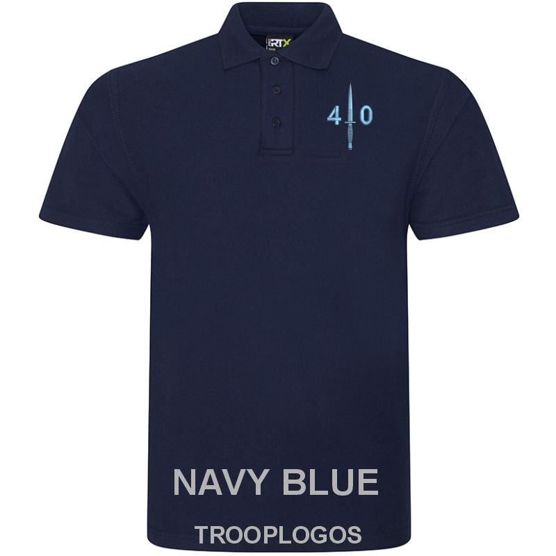 40 Cdo Royal Marines Polo Shirt – Troop Logos