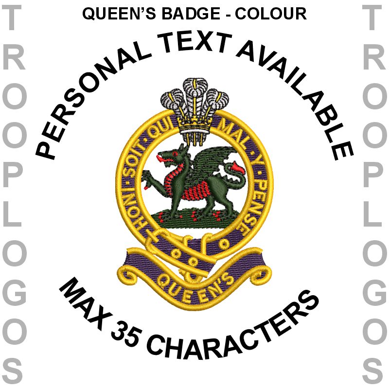 Queens Regiment Fleece Jacket – Troop Logos