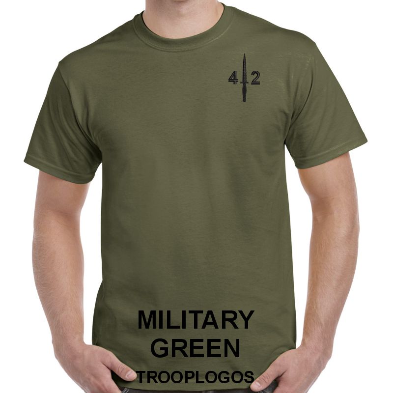 42 Cdo Royal Marines Cotton T-shirt – Troop Logos