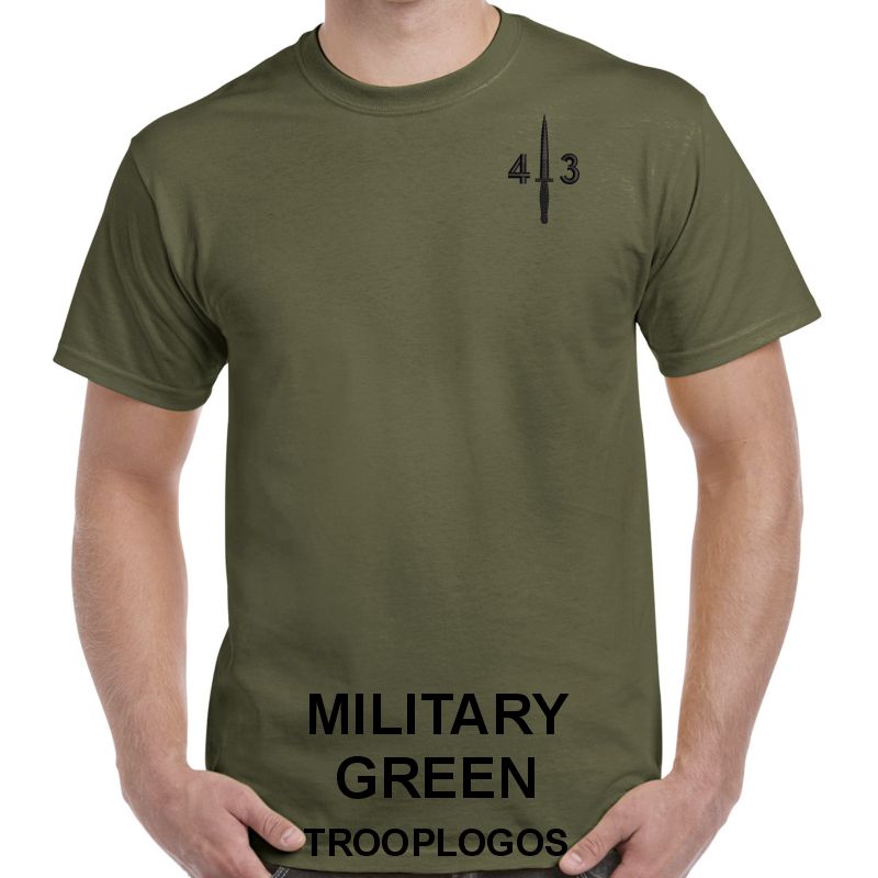 43 Cdo Royal Marines Cotton T-shirt – Troop Logos