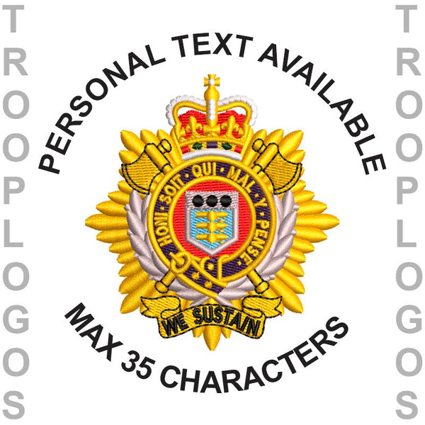 9 Regt RLC Cotton T-shirt – Troop Logos